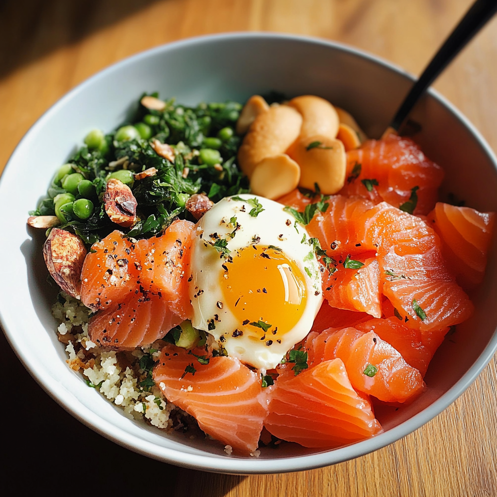 Smoked Salmon Breakfast Bowl – thequickdelights